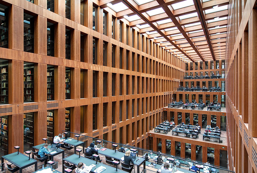 Library Of Humboldt University Berlin Germany Bored Panda