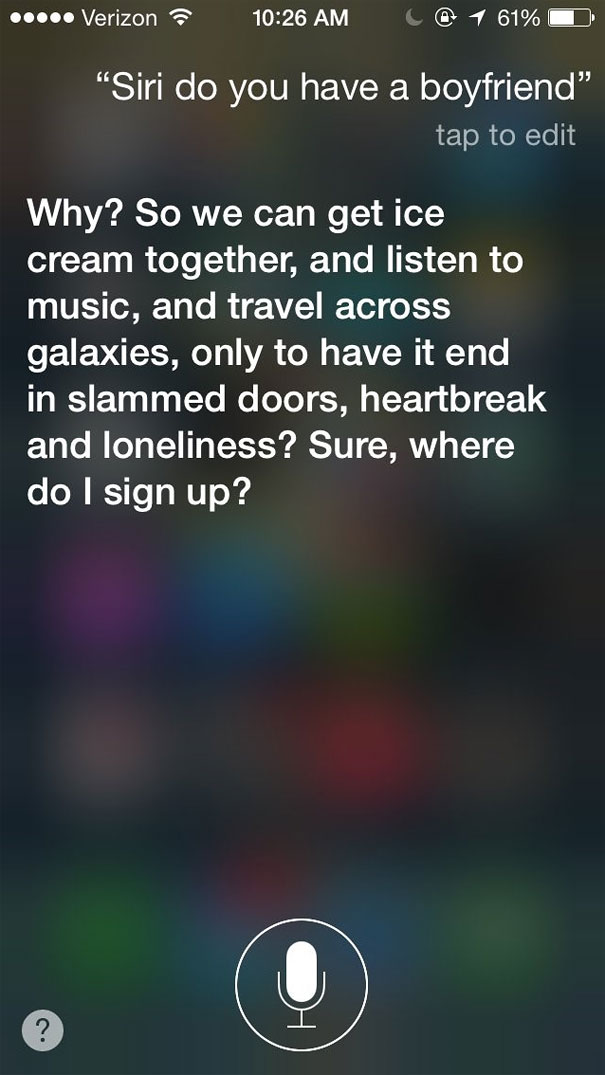 15 Hilariously Honest Answers From Siri To Uncomfortable Questions You
