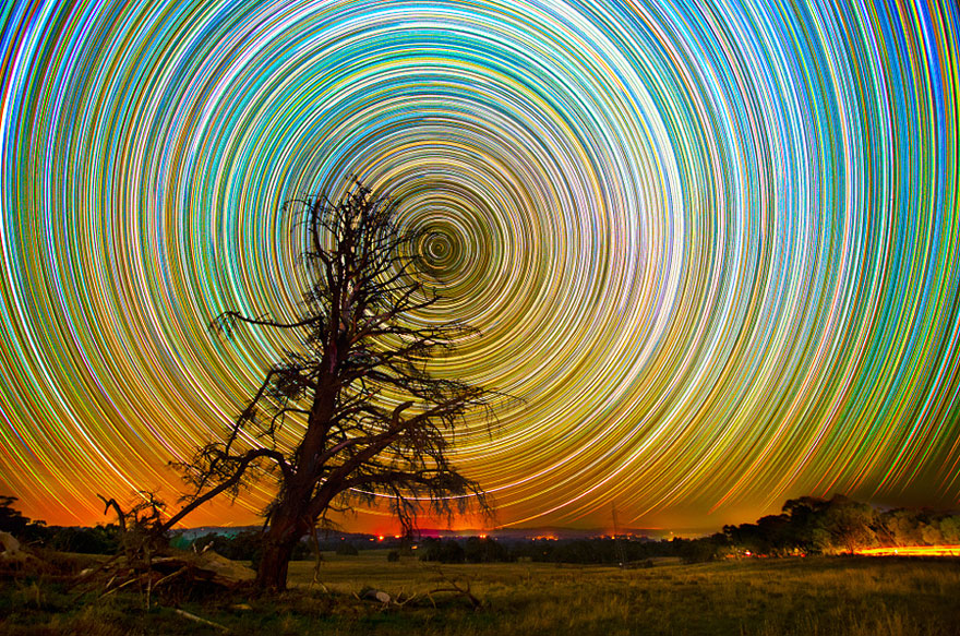 Stunning Long Exposure Shots Of Australian Star Trails Bored Panda