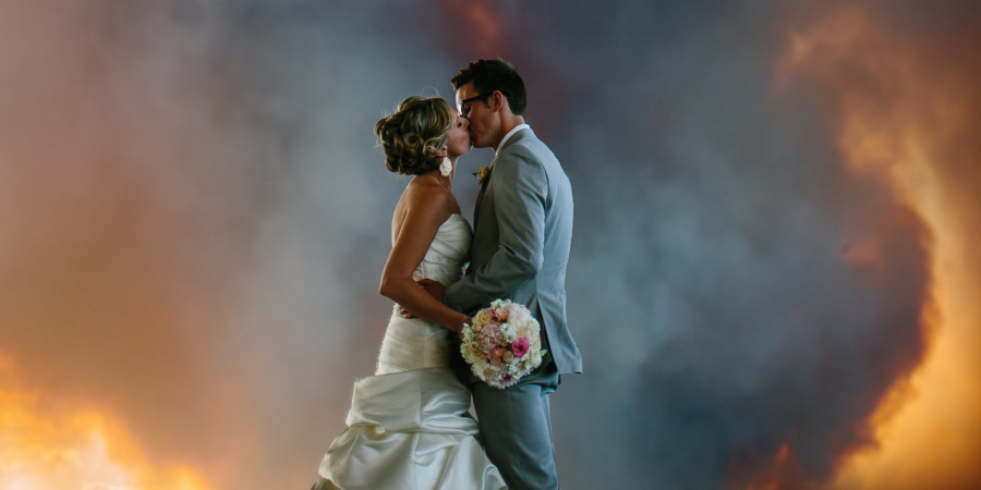 Wildfire In Oregon Ruined Wedding Party But Turned It Into An Epic ...