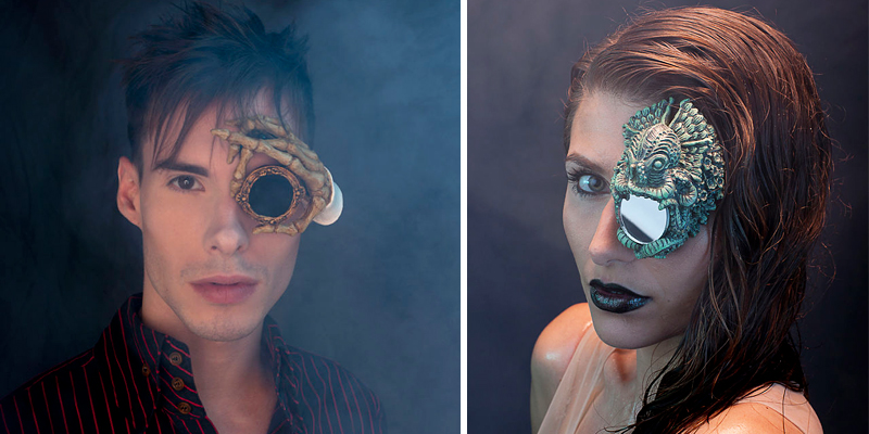 I Make Monocles That Look Like Metal And Bone, But Are Actually Made Of ...