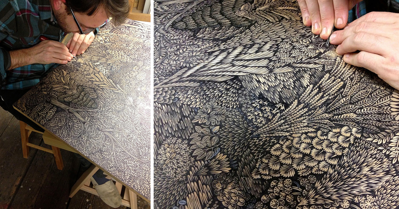 Artists Spent Almost 2 Years Carving This Epic Forest Landscape Out Of ...