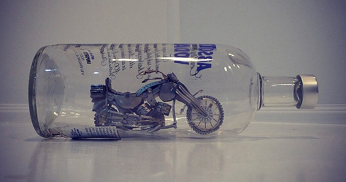 Absolut Steampunk: I Built A Motorcycle Out Of Watch Parts Inside A ...