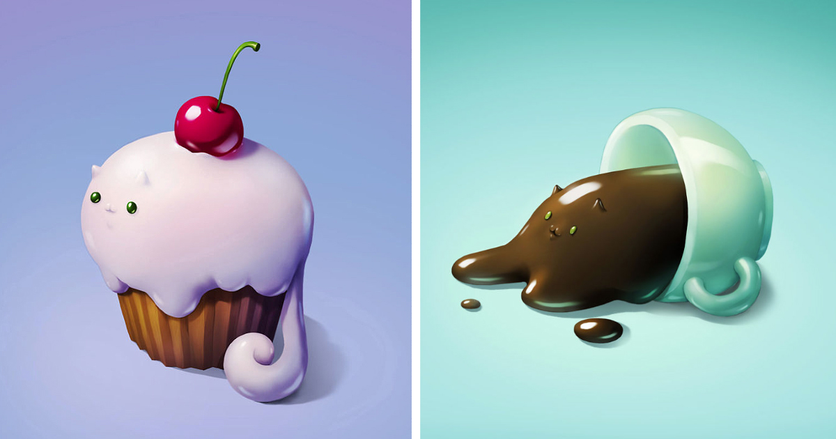 Art Snacks: Illustrations Of Delicious Foods Reimagined As Adorable ...