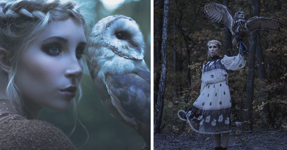 The Owls Are Not What They Seem – Photo Session With Real Birds | Bored ...