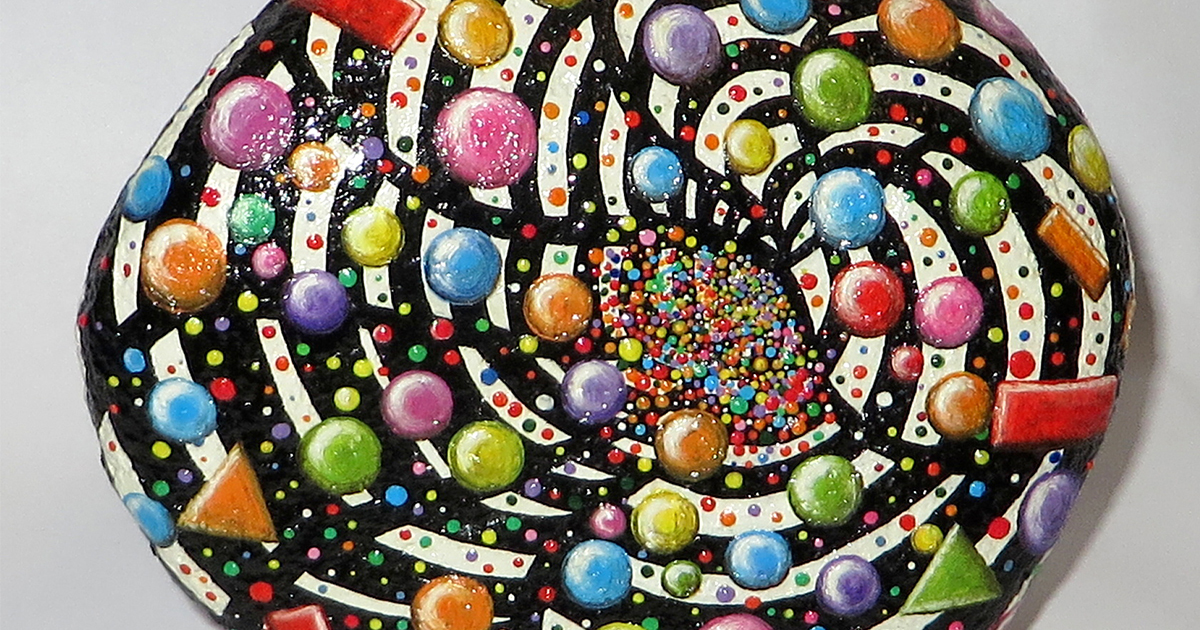 I Give Life To Stones By Painting On Them