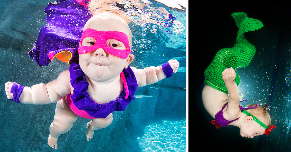 Underwater Babies: Photographer Takes Adorable Photos To Raise ...