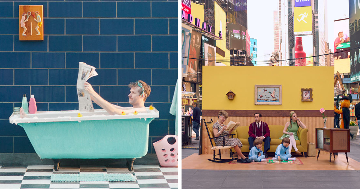 I Built Indoor Domestic Scenes With Furniture That People Left On The ...