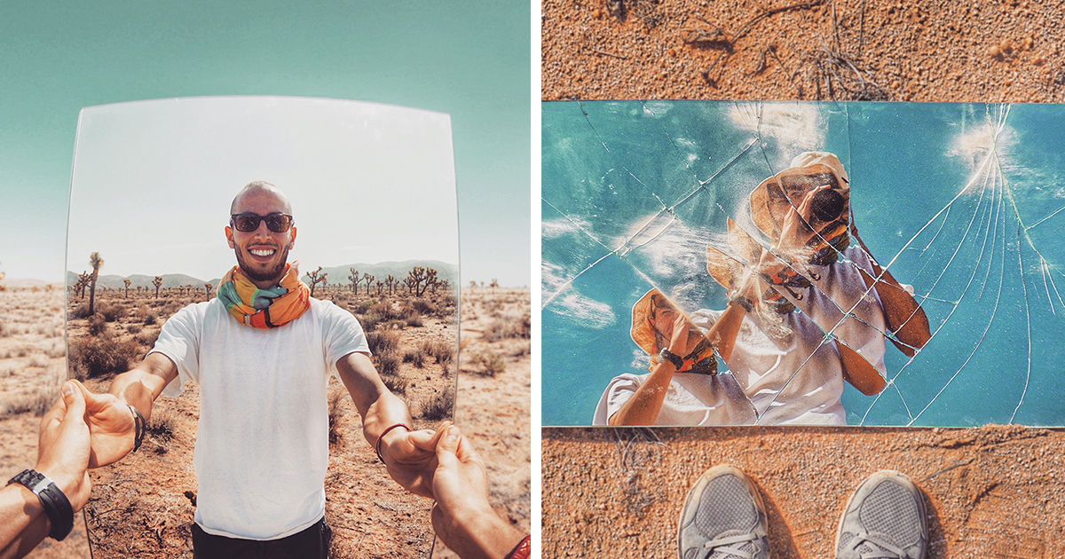 Desert Reflections: A Series Of Surreal Self-portraits In Joshua Tree ...