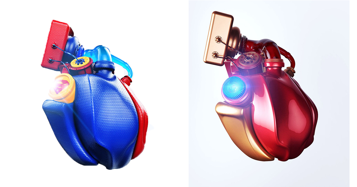 Superheroes Open Their Digital Hearts To You | Bored Panda