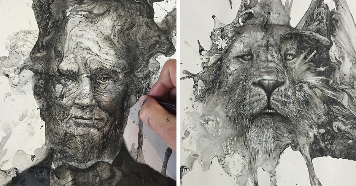 I Splash Ink To Create Chaos So I Could Bring Some Order To My Life ...