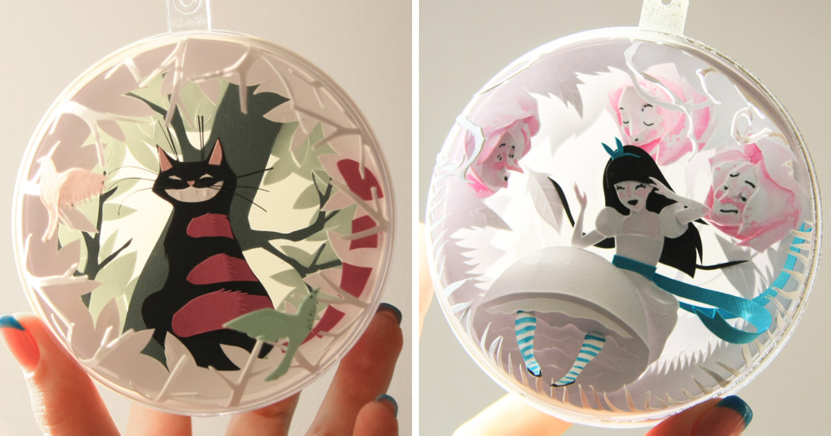 Crazy About Alice: I Made Tiny Paper-Cuts Inspired By “Alice In ...