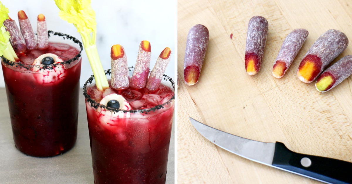 How To Make A Creepy Beet ‘n Bloody Mary Halloween Cocktail | Bored Panda