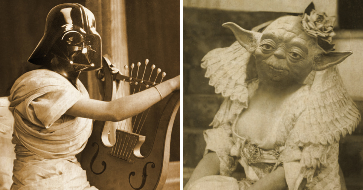 I Merge Star Wars Characters With Ancient Paintings And Vintage Photos ...