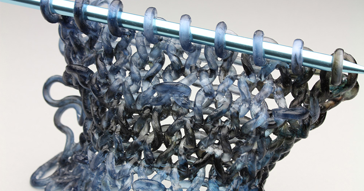 I Knit With Glass To Create Unique Sculptures | Bored Panda
