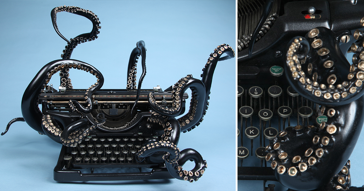 I Remade My Old Typewriter Into An Octopus To Explore Higher Ideas ...