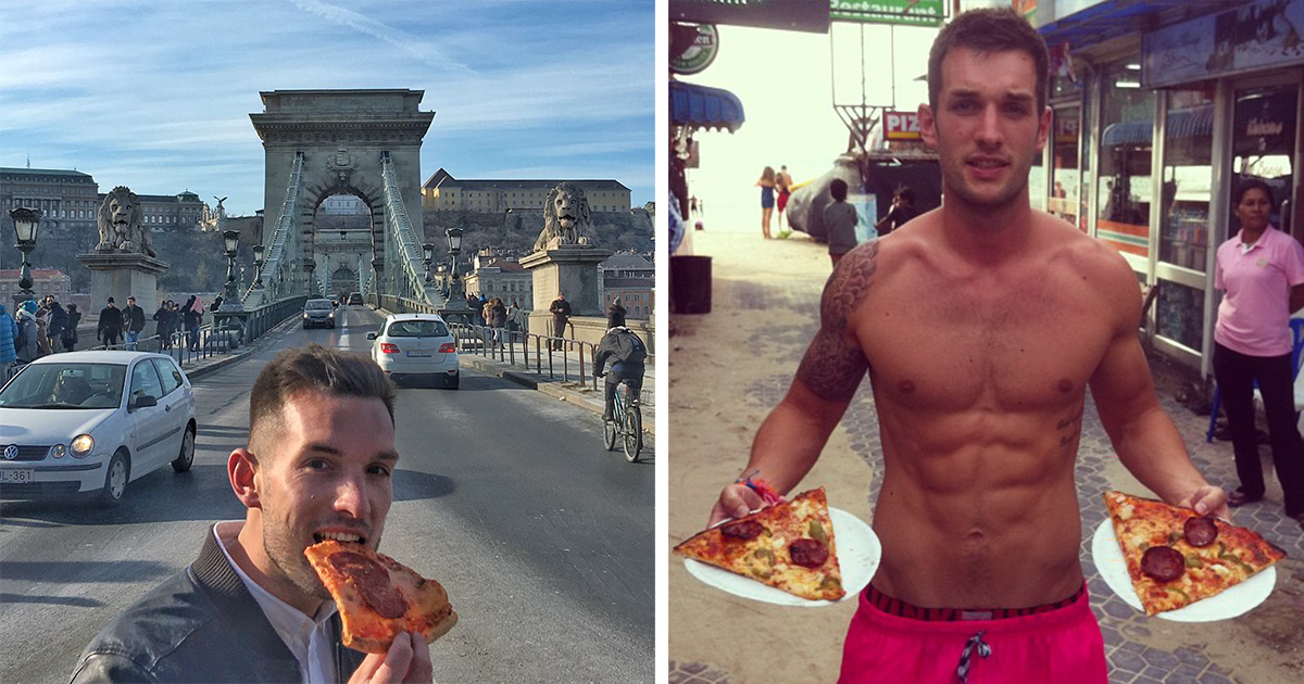 Living The Dream: This Guy Travels The World Eating Pizza | Bored Panda