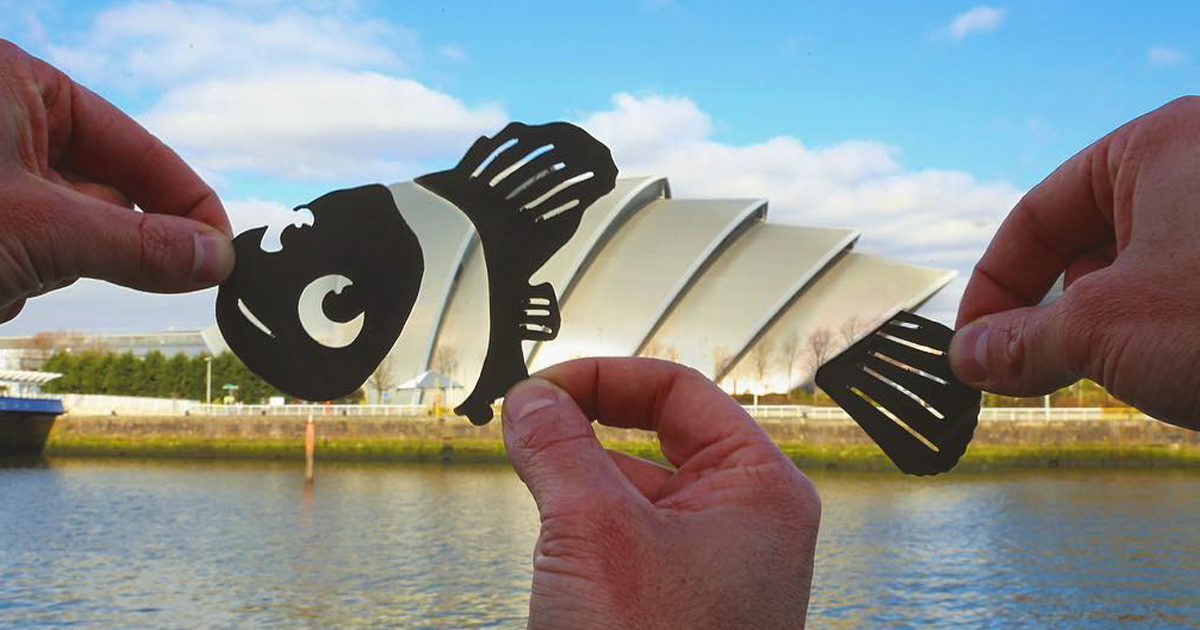 Artist Transforms Famous Landmarks Into Disney Scenes Using Only Paper ...