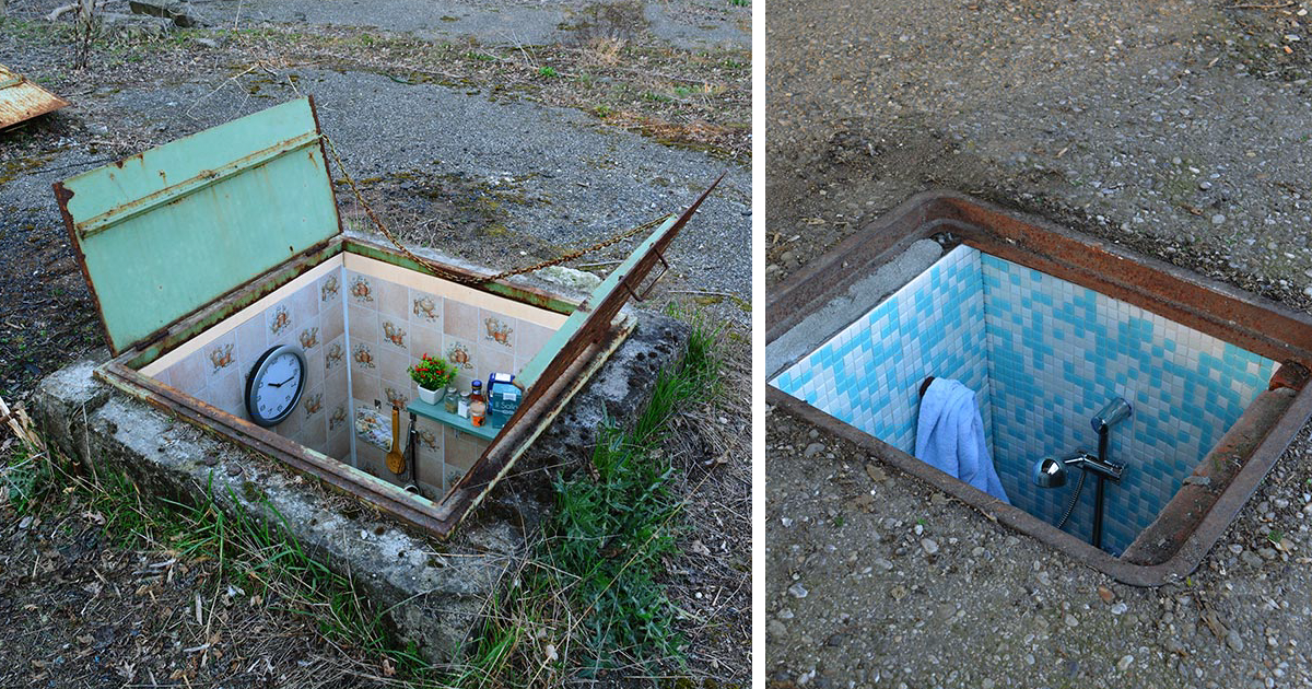 Secret Rooms Installed Inside Abandoned Manholes In Milan | Bored Panda