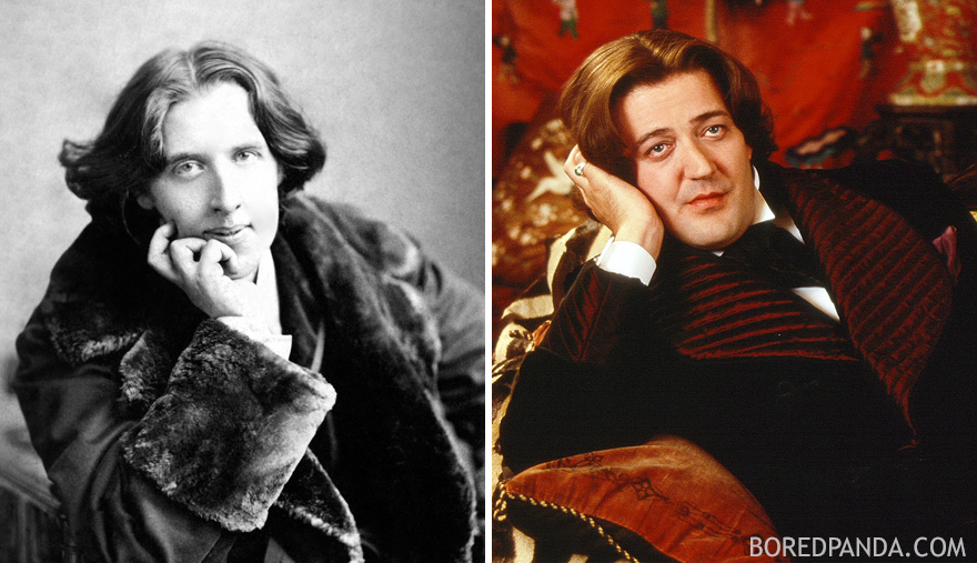 Irish Writer Oscar Wilde And Actor Stephen Fry In Wilde (1997) | Bored ...