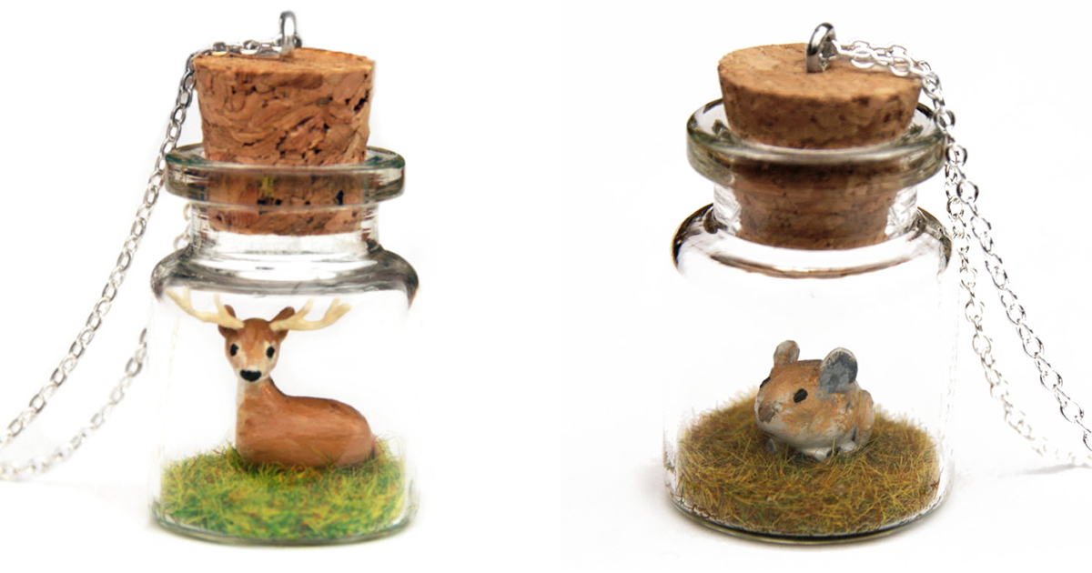 This Artist Creates Miniature Animals In Bottles | Bored Panda