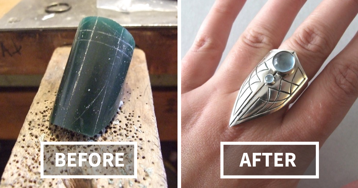 From Wax To Jewelry: I Handcrafted A Silver Claw Ring | Bored Panda