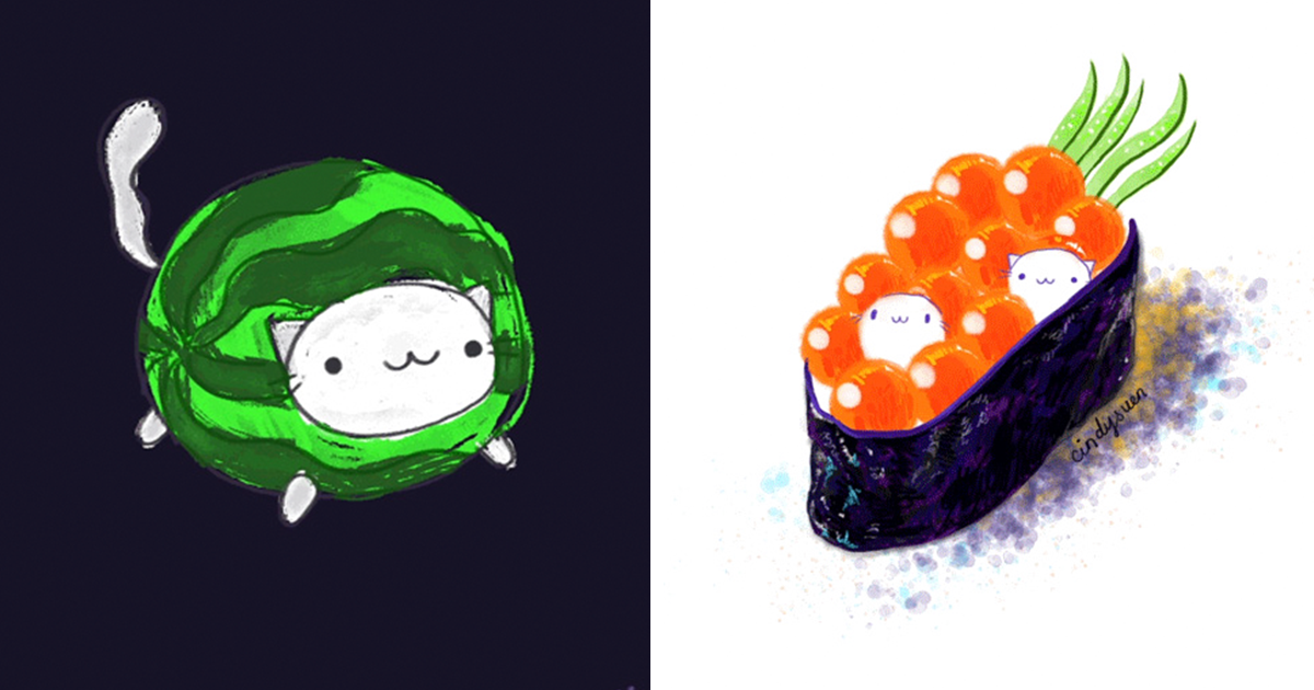 Cat & Food GIFs Where I Combine Two Of My Favorite Things | Bored Panda