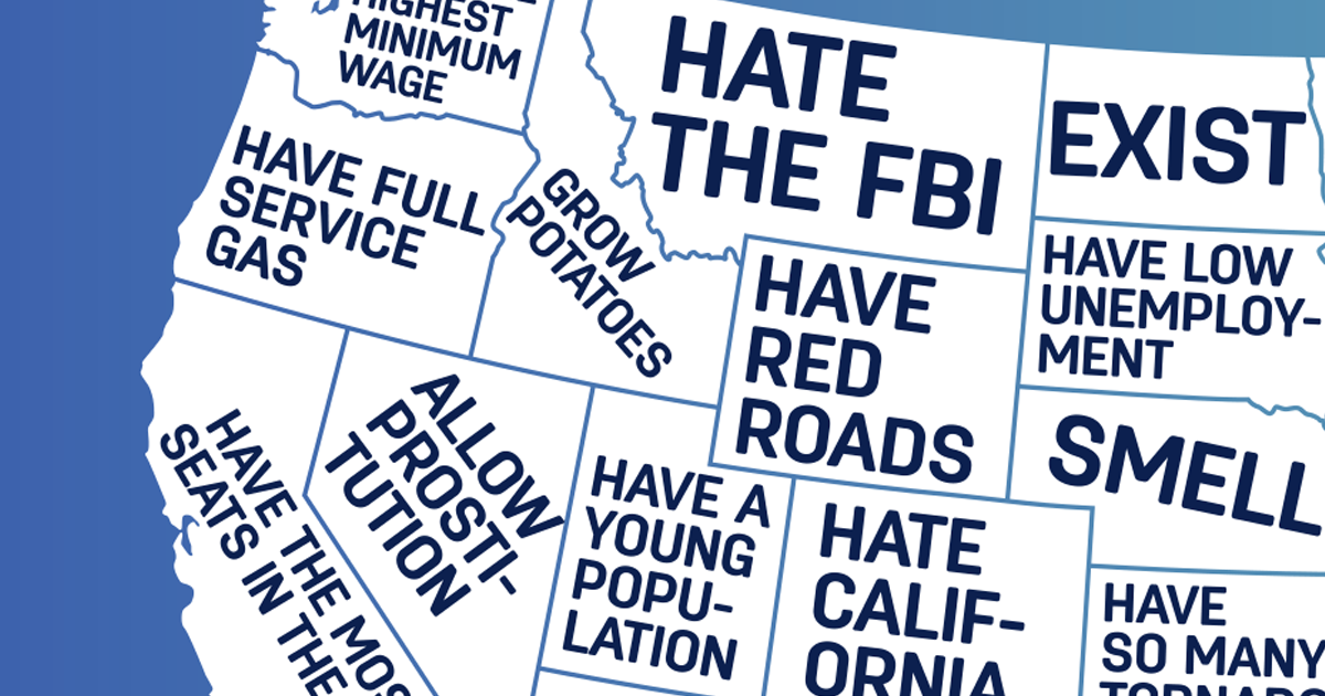 Google Autocomplete Reveals What People Think Of Different US States ...