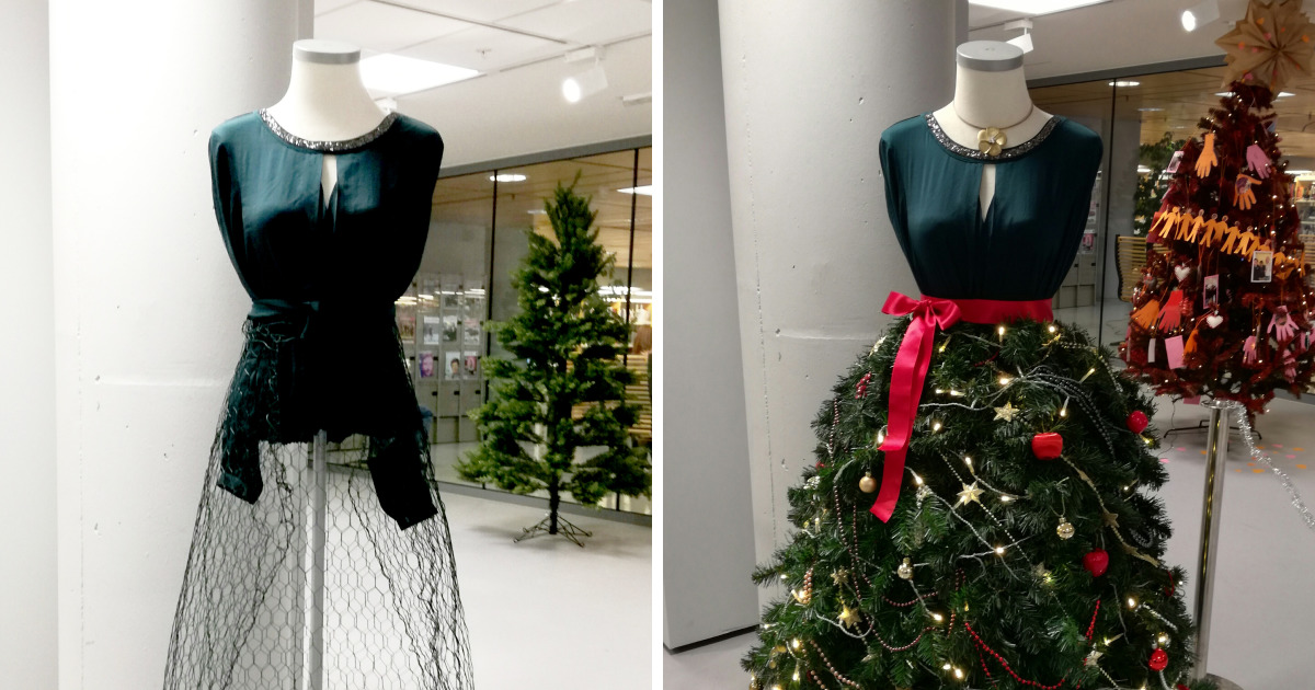 We Gave An Old Christmas Tree A New And Fashionable Life | Bored Panda