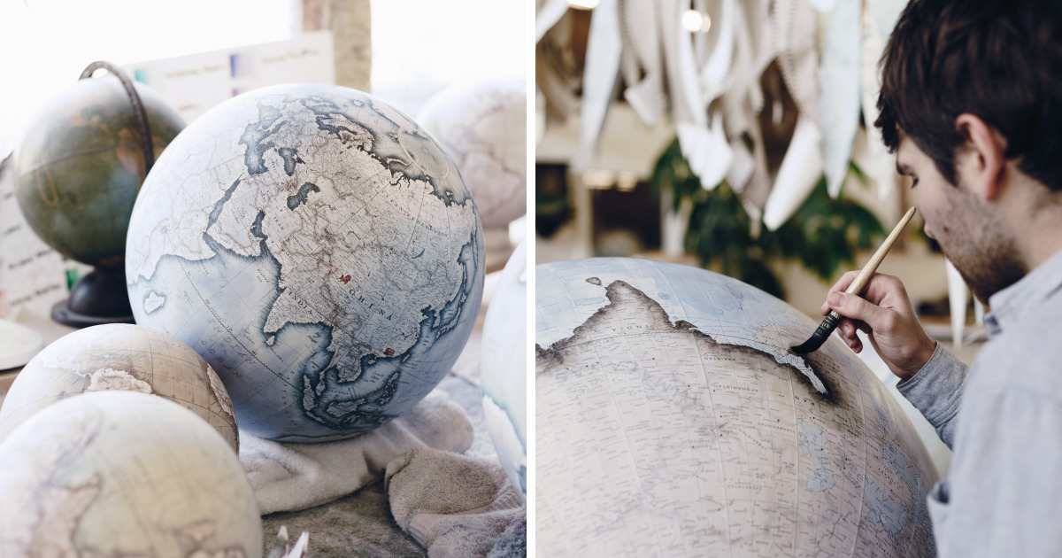 We Hand-Craft World Globes The Same Way They Were Made Hundreds Of ...