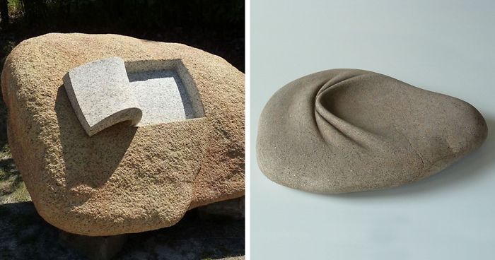 Artist Makes Stone Look Soft By Twisting, Folding And Peeling It ...