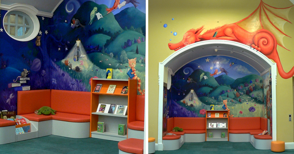I Transformed An Alcove In The Library Into The Inside Of A Children’s ...