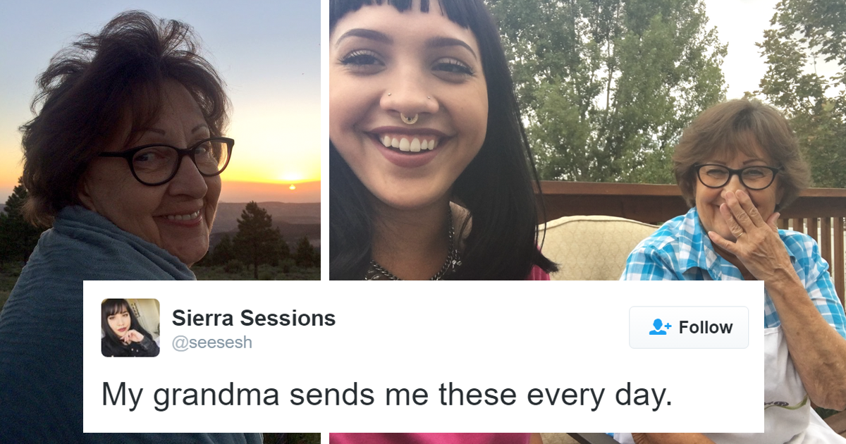 Grandma Sends Pics To Her Granddaughter Every Day, And They Will Make ...