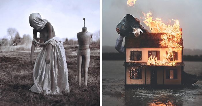 22-Year-Old Man With Sleep Paralysis Recreates His Nightmares In Photos ...