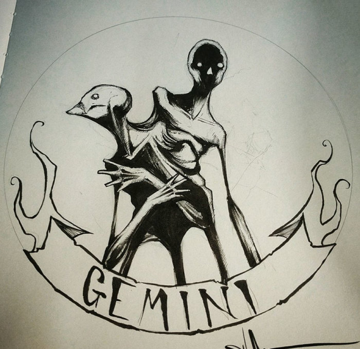 I Reimagined Zodiac Signs As Creepy Monsters | Bored Panda