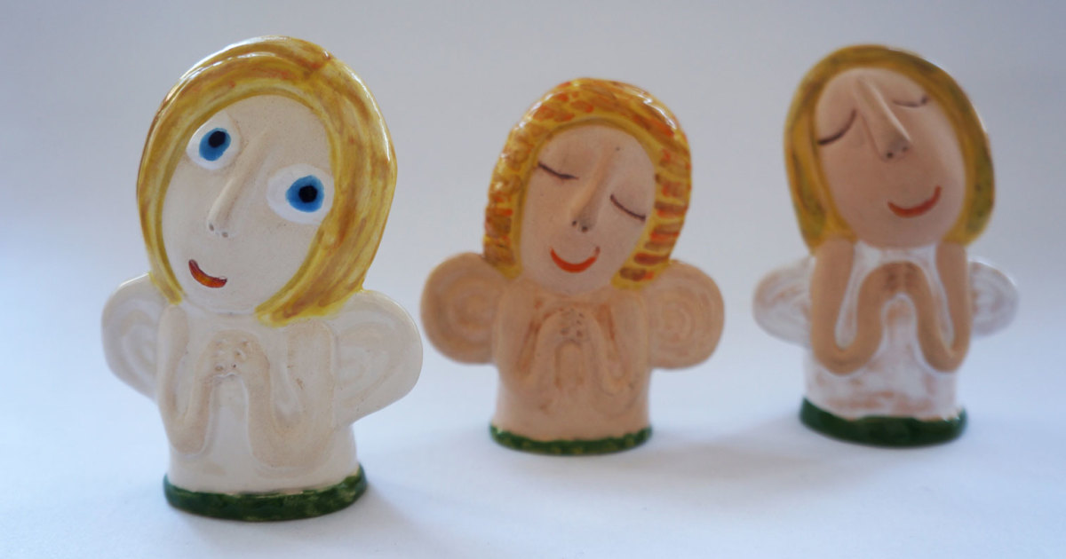 Cute, Unique Angels Made By Artist With Vision Disability | Bored Panda