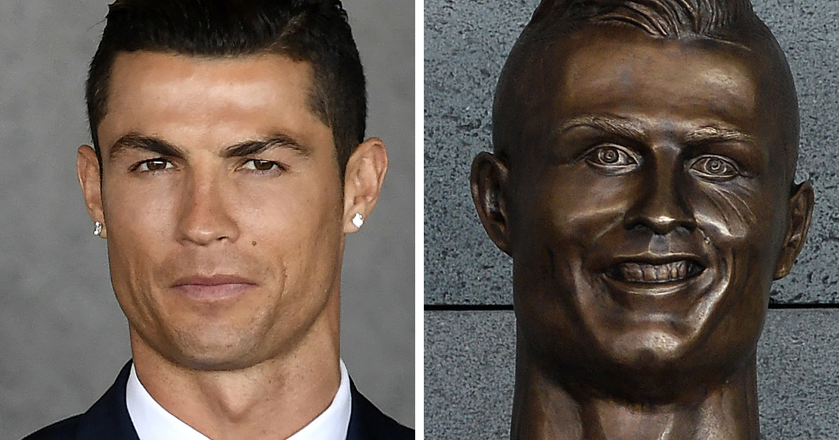 112 Of The Funniest Reactions To Cristiano Ronaldo s New Statue Add