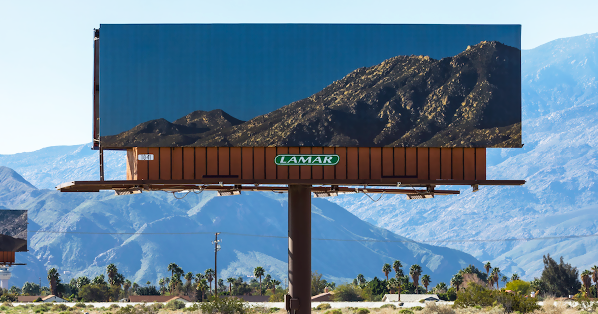 This Artist Is Replacing Billboards With Pictures Of The Landscapes ...