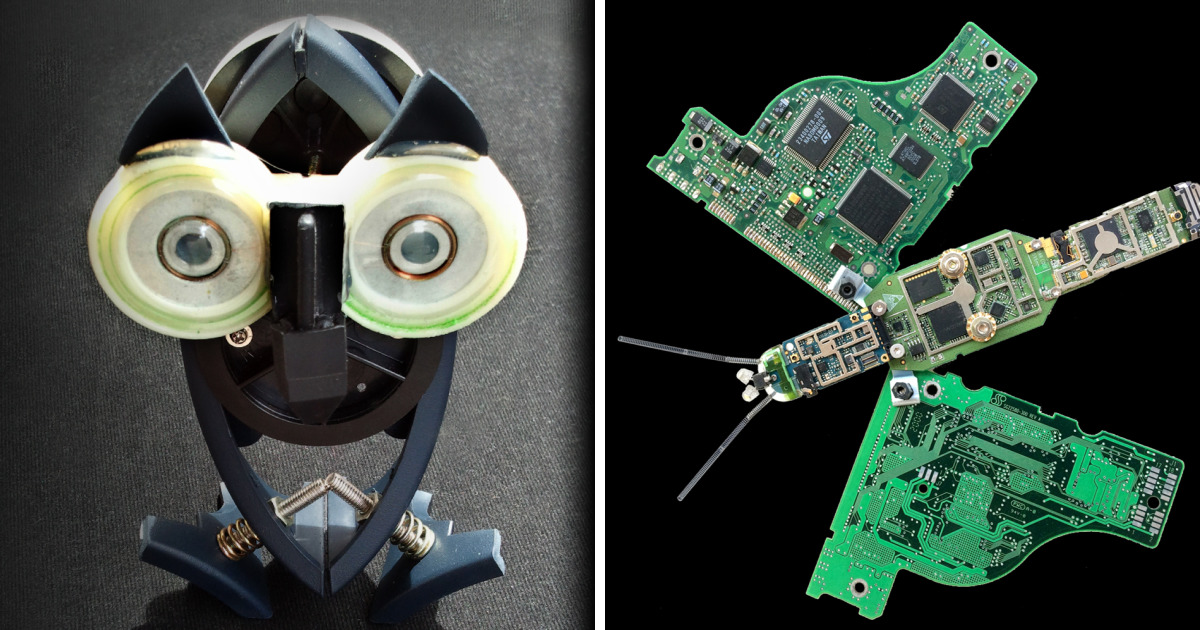 Transforming E-Waste Into E-Art | Bored Panda