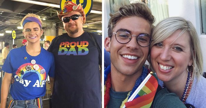 30 Amazing Parents Supporting Their LGBT Kids This Pride Month | Bored ...