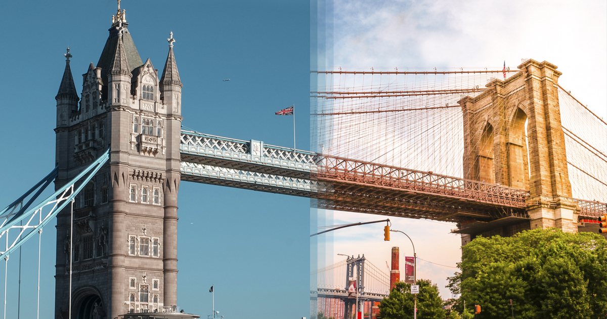 We Combined Our Travel Photos From Opposite Sides Of The World, And The ...