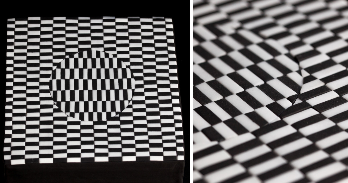 It Took Us 8 Hours To Make This Optical Illusion Cake From 530 Pieces ...