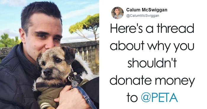 Guy Brutally Roasts PETA On Twitter, And People Are Finally Realizing ...
