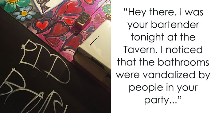 Bar Gets Vandalized, So Bartender Tracks Down Vandals And Makes Them An ...