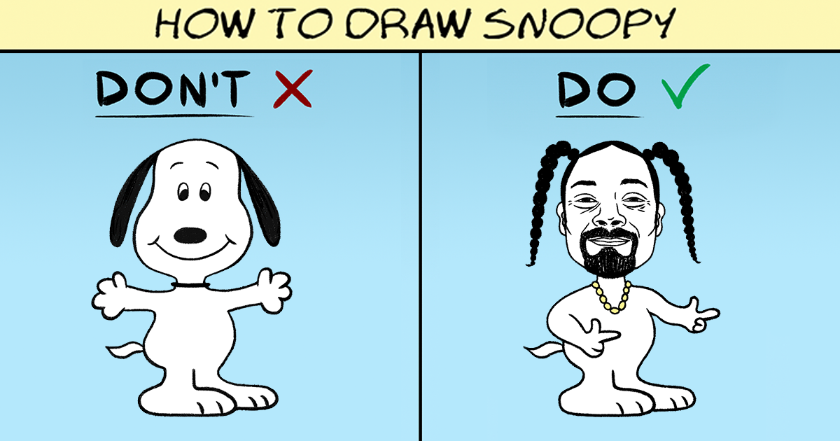 12 Funny Art Tutorials That Teach You “How To Draw” | Bored Panda