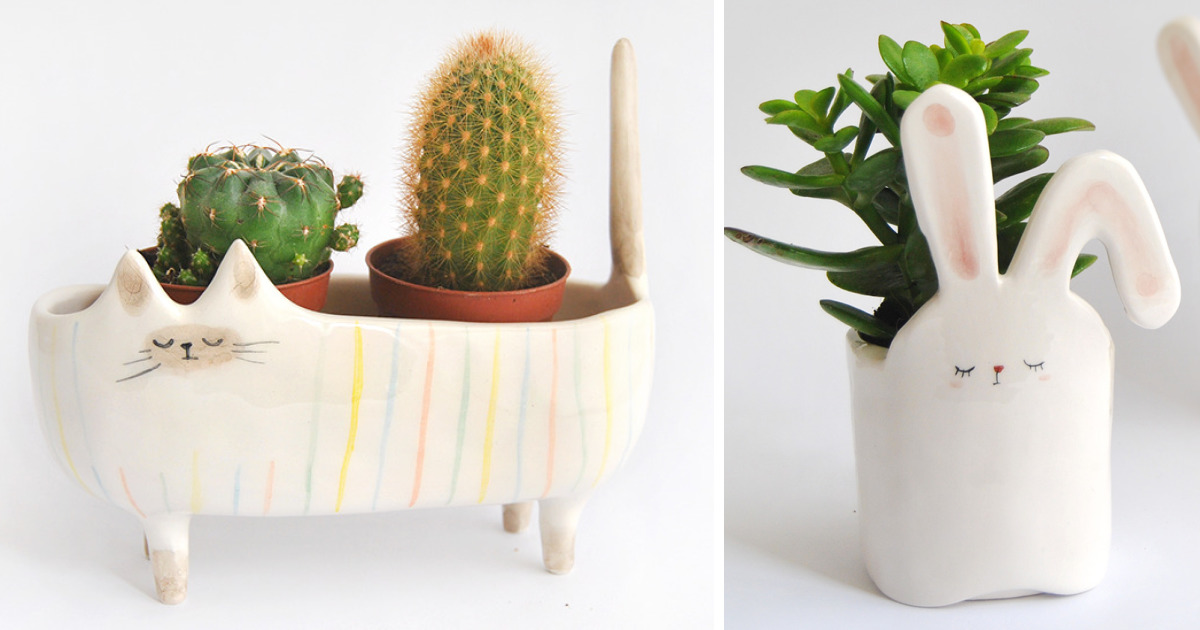 Our Ceramic Pots For Nature And Animal Lovers | Bored Panda
