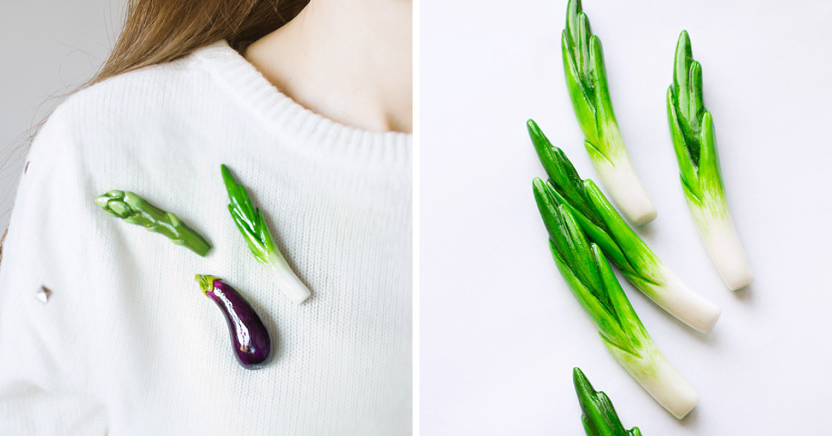 Something About Fruits And Vegetables Brooches, About Us And Creating ...