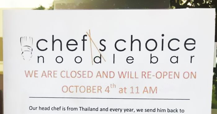 Restaurant Posts A Sign Explaining Why They Had To Close, And Now ...