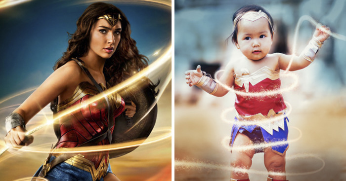 Mother Transforms Her Baby Daughter Into Wonder Woman And The Results ...