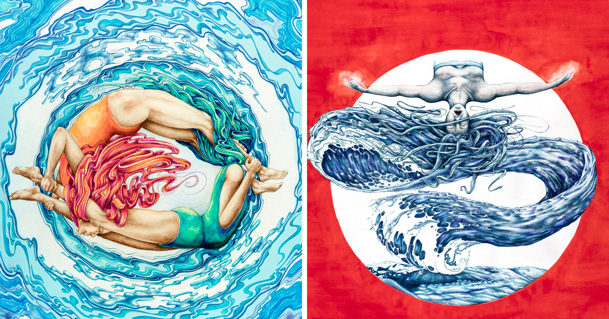 A Series Of Illustrations I Produced To Reflect Different States Of ...